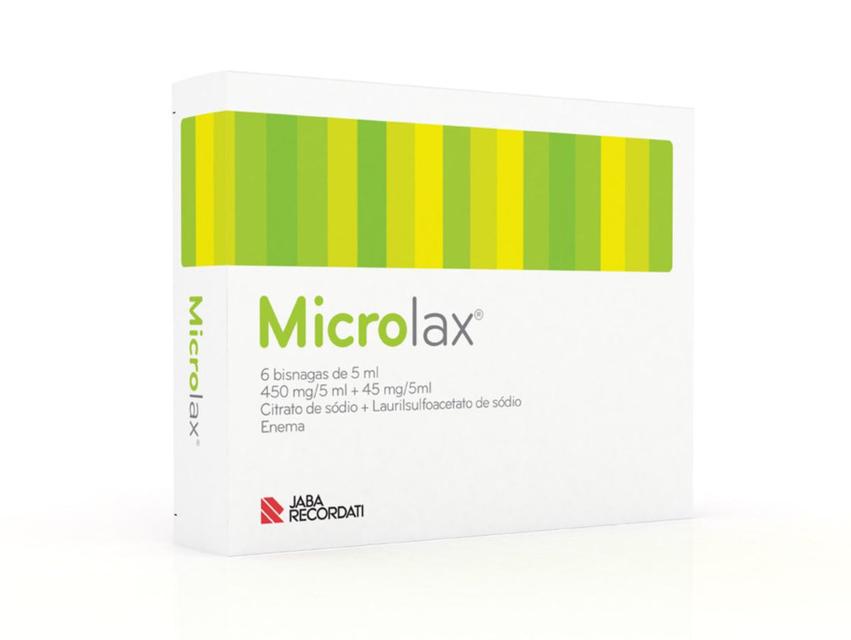 Microlax® 450/45mg 5 mL x 6 Enemas | A TUA FARMÁCIA