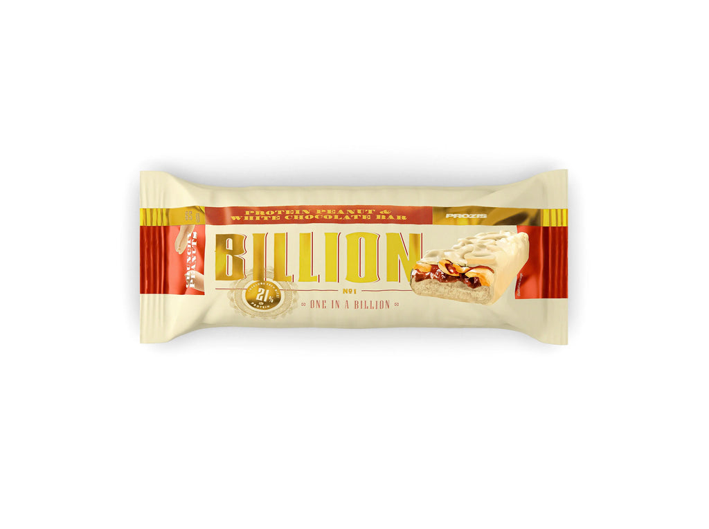 Prozis Billion - Barra Proteica de Amendoim e Chocolate Branco – A TUA ...