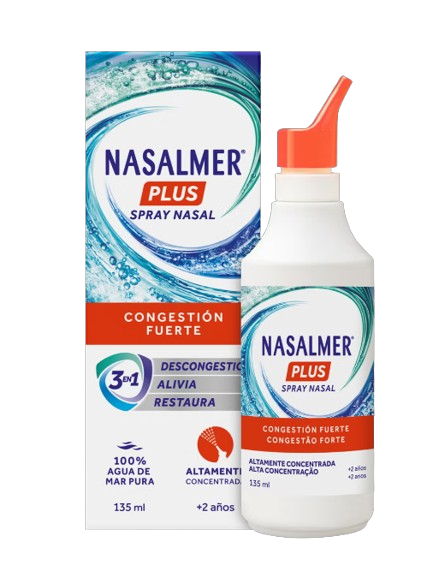 Nasalmer Plus Spray Nasal 3 em 1 135 mL | A Tua Farmácia – A TUA FARMÁCIA