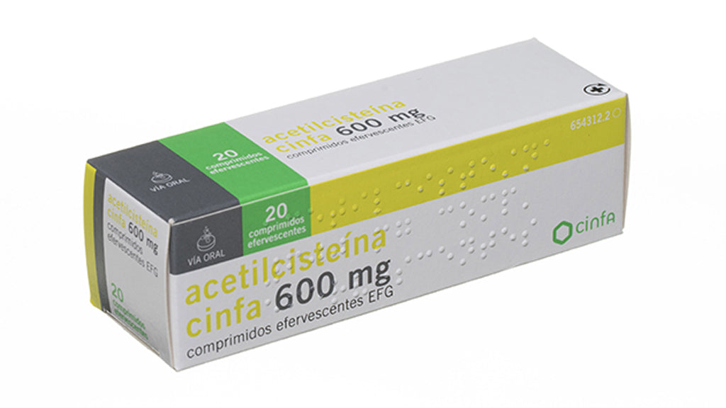 Acetilcisteína Cinfa 600 mg x 20 comprimidos efervescentes | A TUA FARMÁCIA