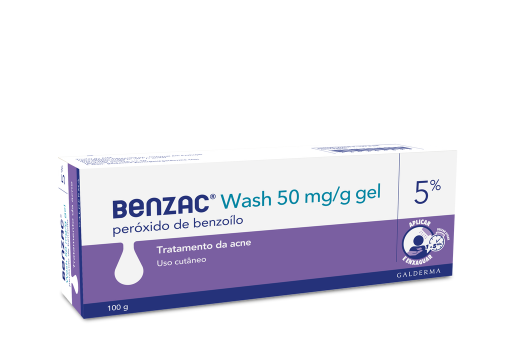 Benzac Wash 50 mg/g 100g | A Tua Farmácia – A TUA FARMÁCIA