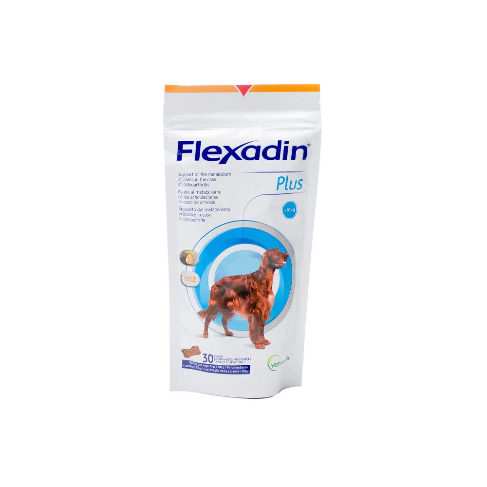 Flexadin Plus Cães Médios e Grandes x 30 comprimidos mastigáveis – A ...