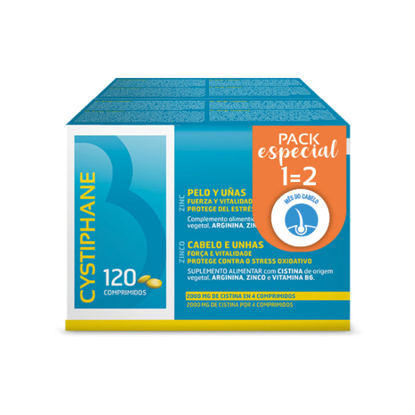 Cystiphane Fortificante para Cabelos e Unhas 2x120 Comprimidos | A TUA ...