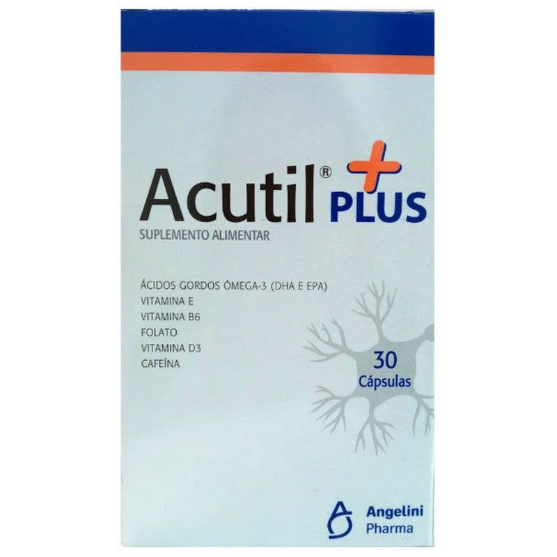 Acutil Plus 30 Cápsulas – Memória e Energia | A Tua Farmácia – A TUA ...