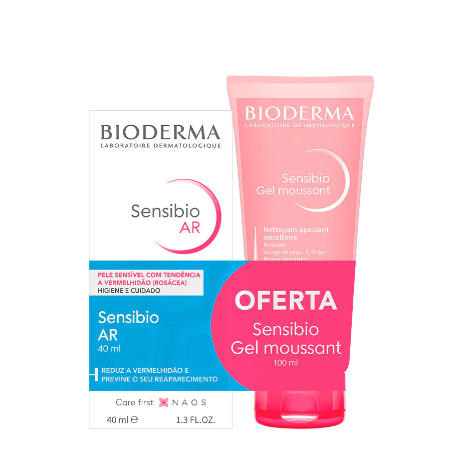 Bioderma Pack Sensibio AR + Gel Moussant | A Tua Farmácia – A TUA FARMÁCIA