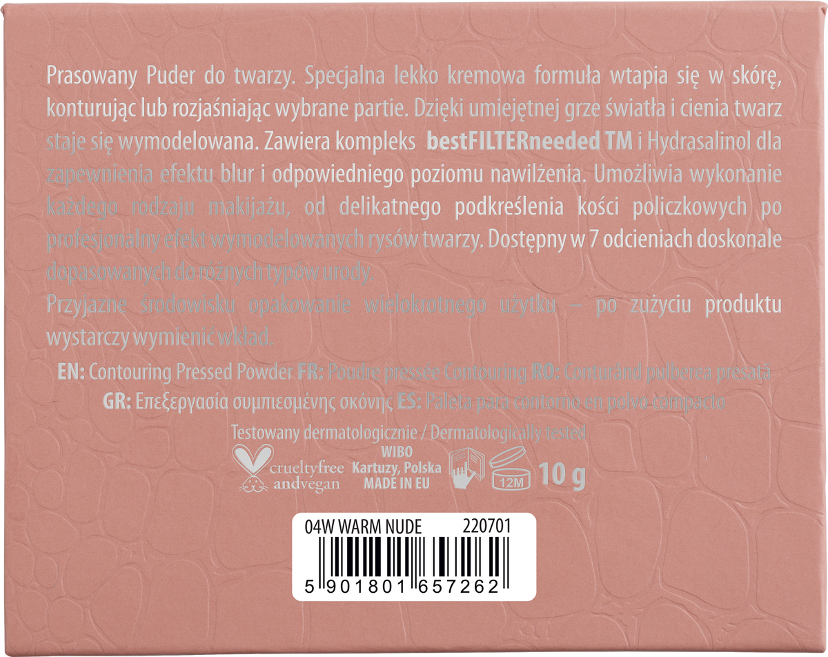 NAM Cosmetics Puder Contouring Pressed Powder 04 10g | A TUA FARMÁCIA