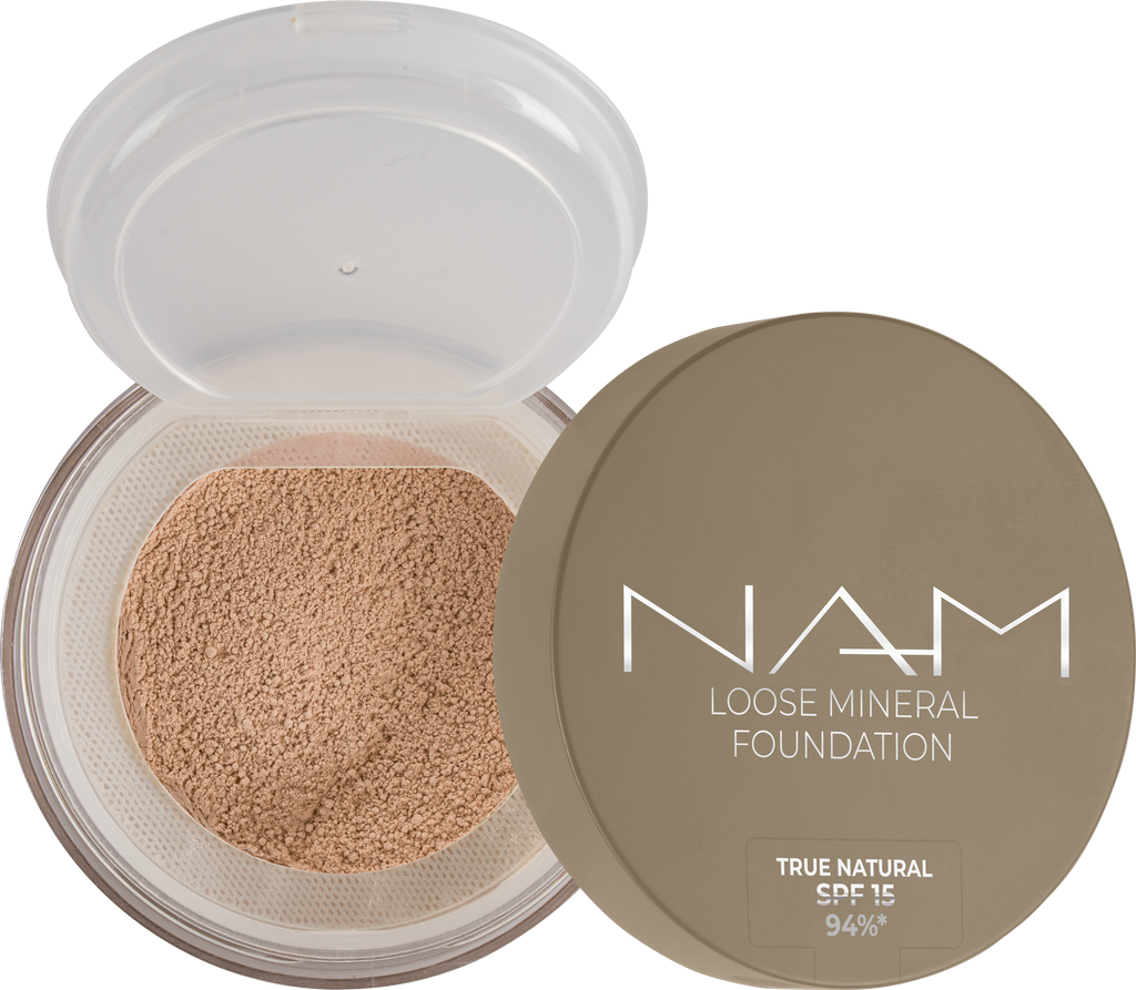 NAM Cosmetics Loose Mineral Foundation – True Natural | A Tua Farmácia ...