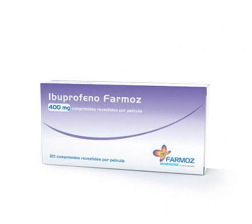 Ibuprofeno Farmoz 400 mg x 20 comprimidos revestidos | A TUA FARMÁCIA