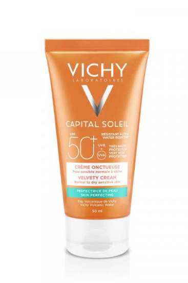 Vichy Capital Soleil Creme Untuoso Rosto SPF50+ 50 mL – A TUA FARMÁCIA