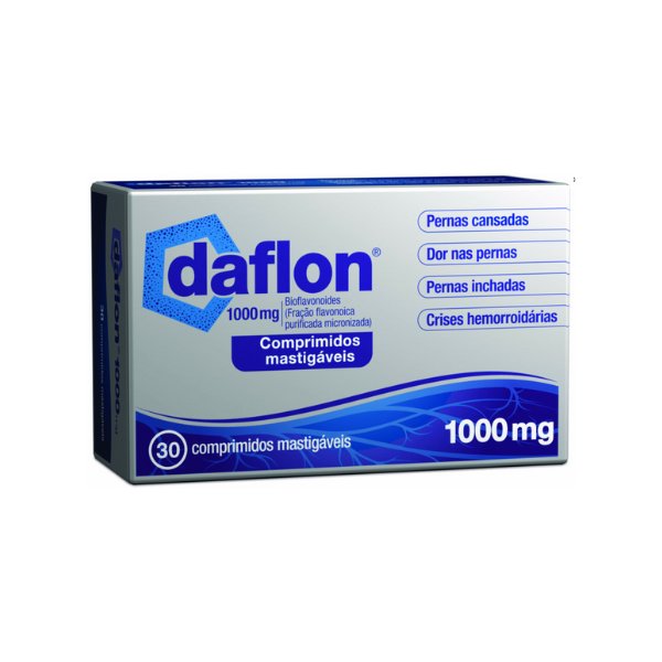 Daflon 1000 x 30 Comprimidos Mastigáveis | A TUA FARMÁCIA