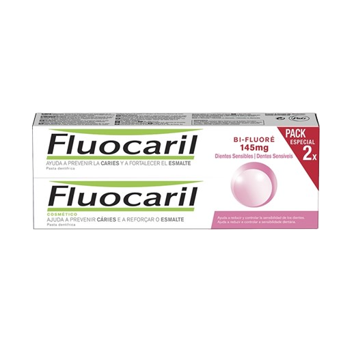 Fluocaril Pasta Dentes Sensíveis 75ml Pack Duplo | A TUA FARMÁCIA
