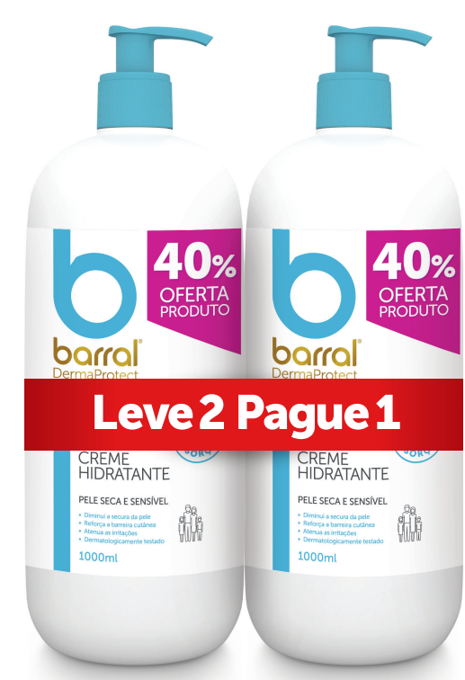 Barral Dermaprotect Creme Hidratante 1L - Leve 2 Pague 1 – A TUA FARMÁCIA