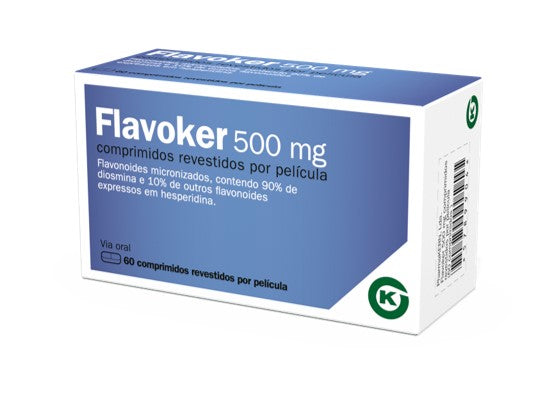 Flavoker , 500 Mg (X60 Comprimidos Revestidos Película) – A TUA FARMÁCIA