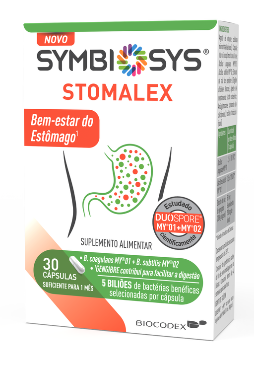 Symbiosys Stomalex (X30 Cápsulas) – A TUA FARMÁCIA