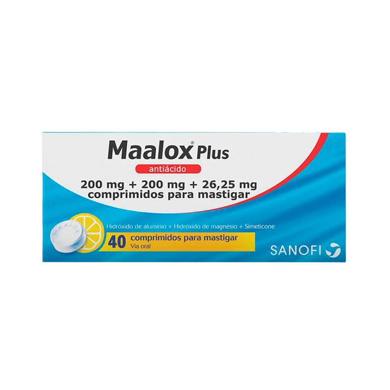 Maalox Plus 40 Comprimidos | A TUA FARMÁCIA