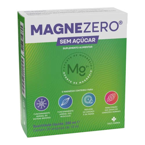 Magnesona Zero 20 ampolas | A TUA FARMÁCIA