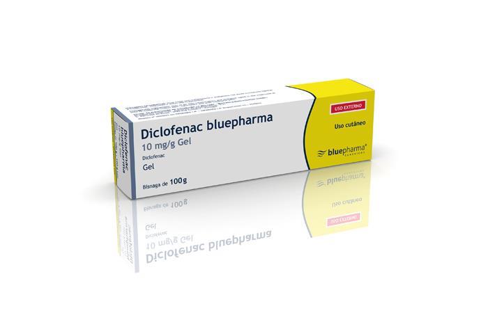 Diclofenac Bluepharma 10mg/g Gel 100g | A TUA FARMÁCIA