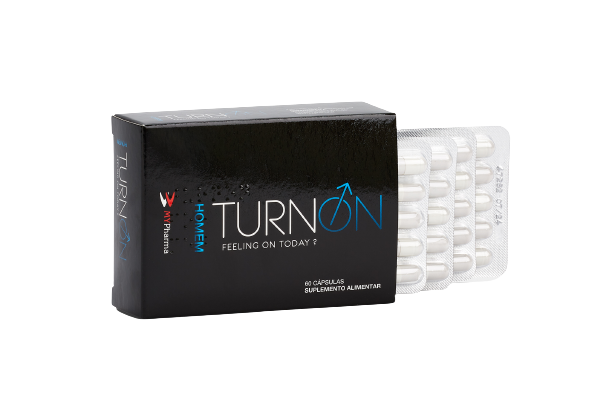 Turn ON Homem 60 Cápsulas – A TUA FARMÁCIA