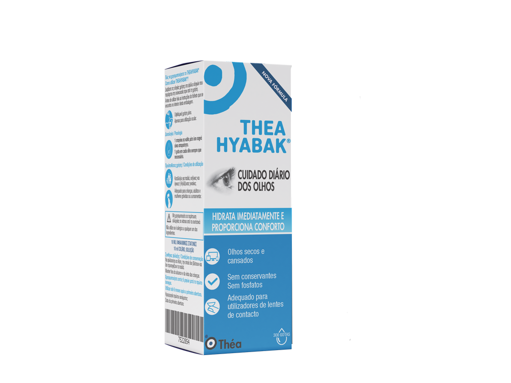 Thea Hyabak Solução Hidratante Ocular 15 mL - Nova Fórmula – A TUA FARMÁCIA