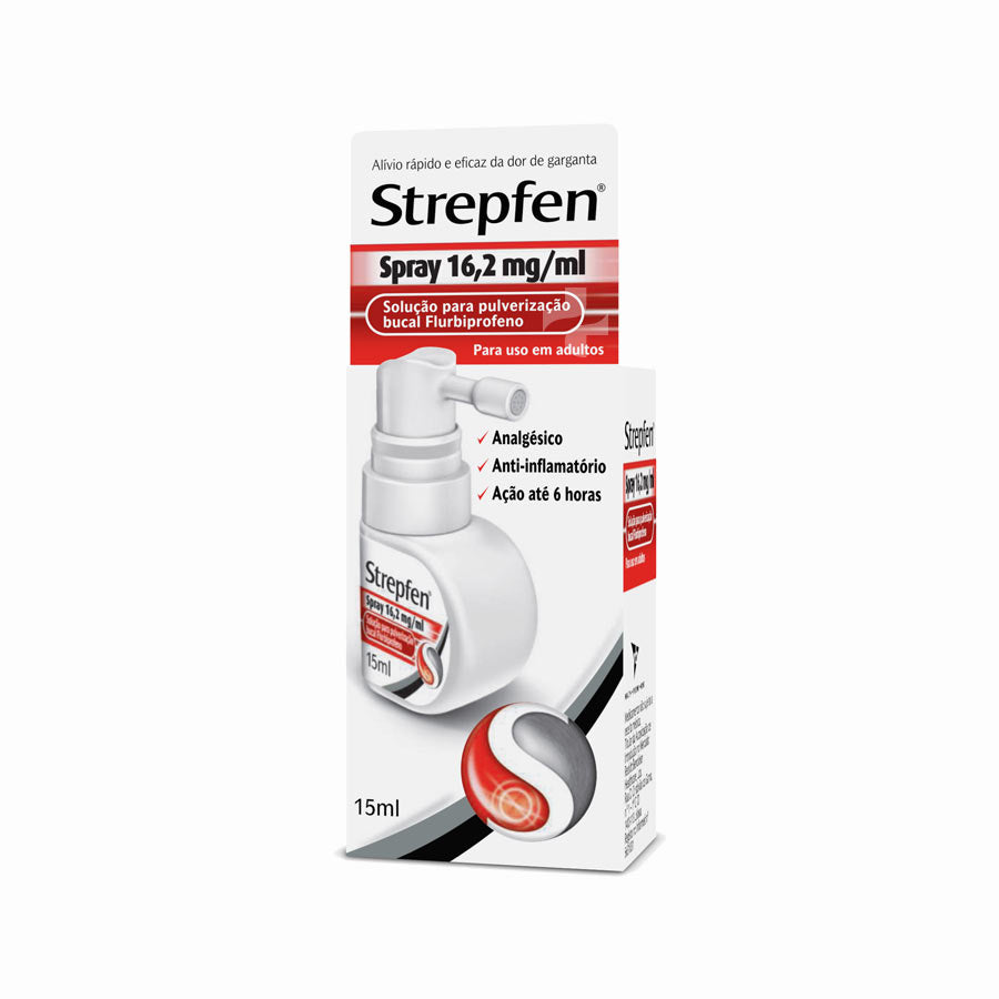 Strepfen Spray, 16,2 mg/mL-15mL x 1 sol pulv bucal | A TUA FARMÁCIA