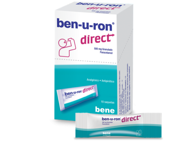 Ben-U-Ron Direct 500 mg Granulado x10 | A Tua Farmácia – A TUA FARMÁCIA