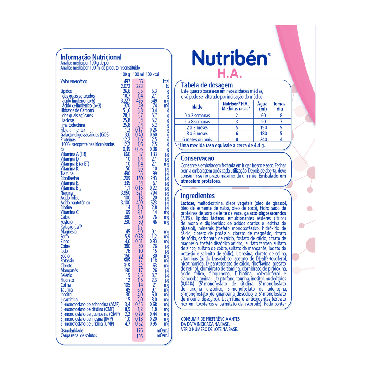 Nutriben Leite HA 800g | A TUA FARMÁCIA