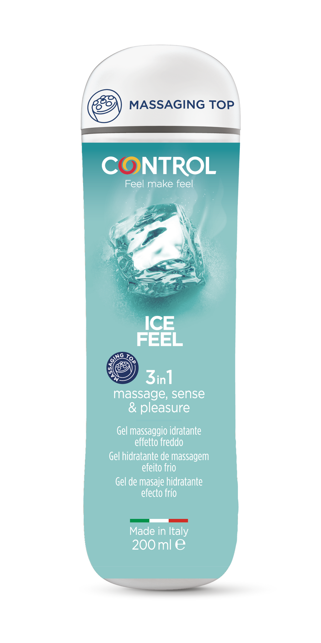 Control Ice Feel Gel Massagem 3 em 1 200ml | A Tua Farmácia – A TUA ...
