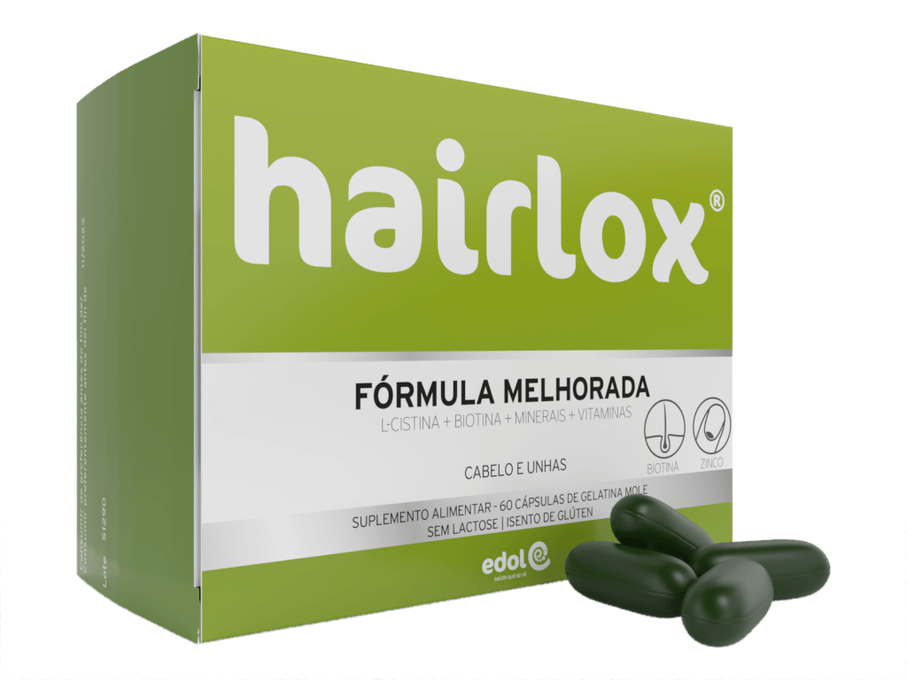 Hairlox® Revitalizante Cabelo e Unhas 60 Cápsulas | A TUA FARMÁCIA
