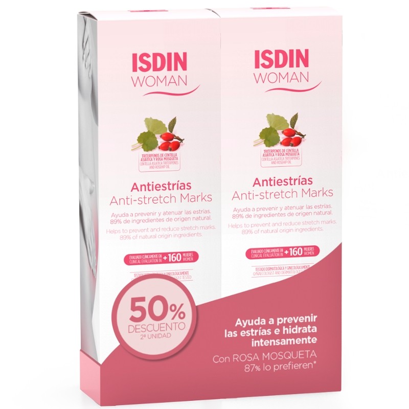 ISDIN Woman Duo Creme Antiestrias 2x250ml | A Tua Farmácia – A TUA FARMÁCIA