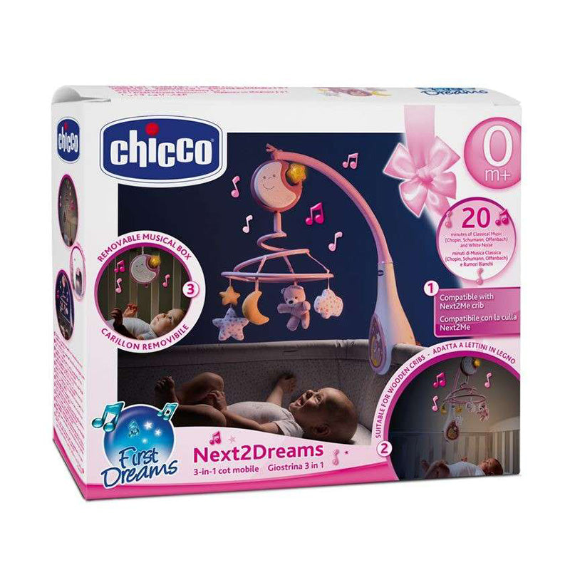 Chicco Mobile Next2Dreams Rosa – A TUA FARMÁCIA