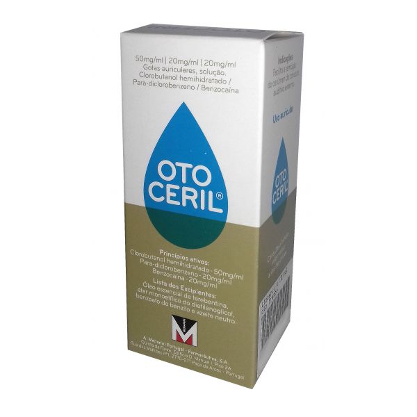 Otoceril , 50 mg/ml + 20 mg/ml + 20 mg/ml Frasco 10 ml Gt... | A TUA ...
