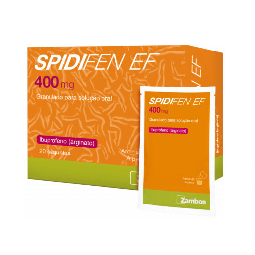 Spidifen EF 400mg Granulado para Solução Oral 20 saquetas | A TUA FARMÁCIA